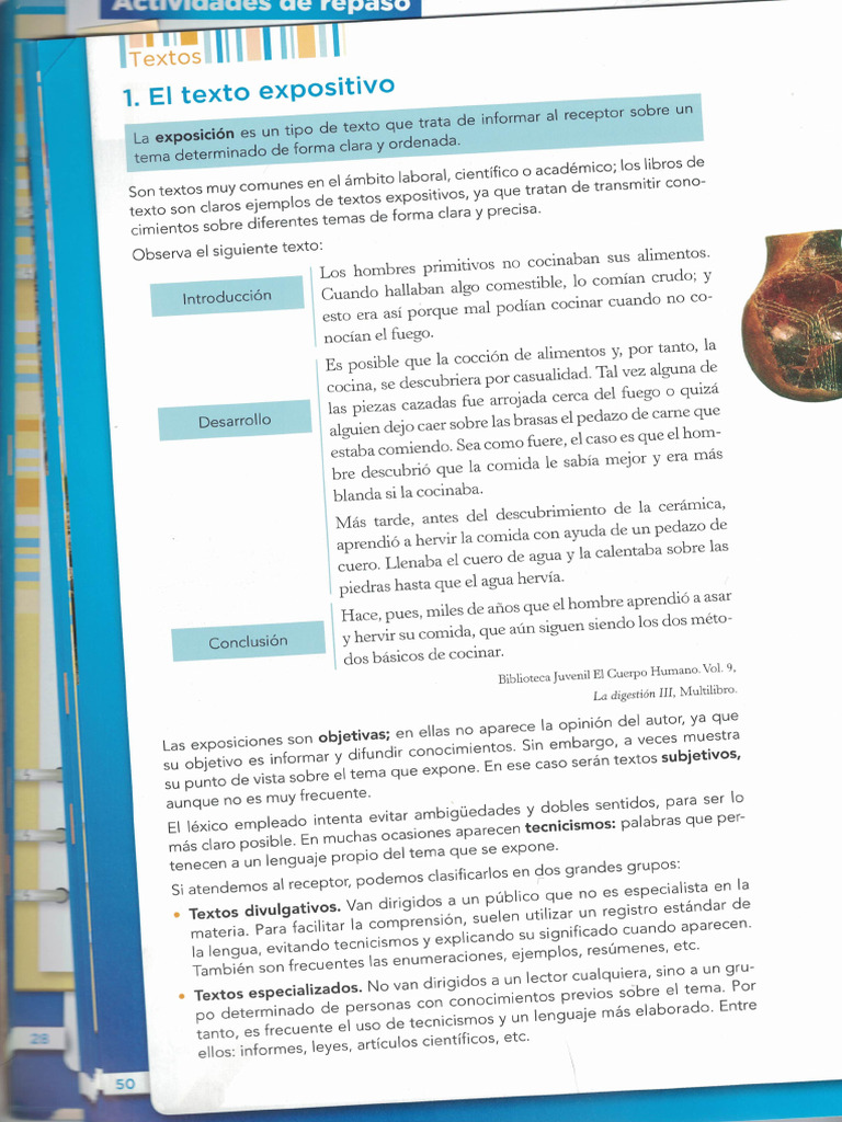 El texto expositivo | PDF