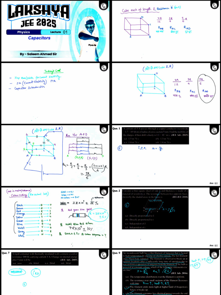 Capacitor Lakshya | PDF
