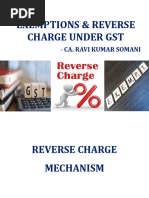 Master RCM Chart Under GST 2025 | PDF | Taxes | Government Finances