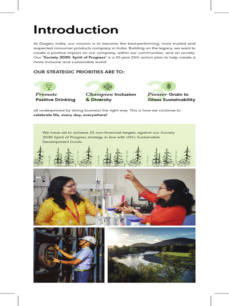 Diageo India's Society 2030 Strategy Overview | PDF | Agriculture | Wash