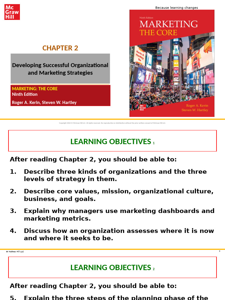 Kerin_Core9e_PPT_Ch02_ACCESS-1 | PDF | Marketing | Swot Analysis