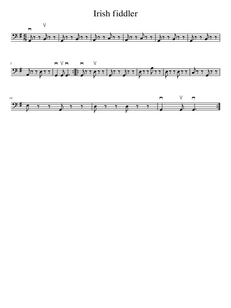 Irish Fiddler Violonchelo | PDF