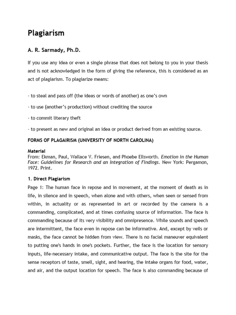 Plagiarism | PDF | Plagiarism
