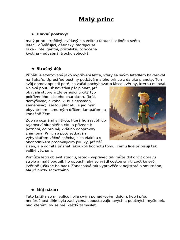 Malý Princ | PDF