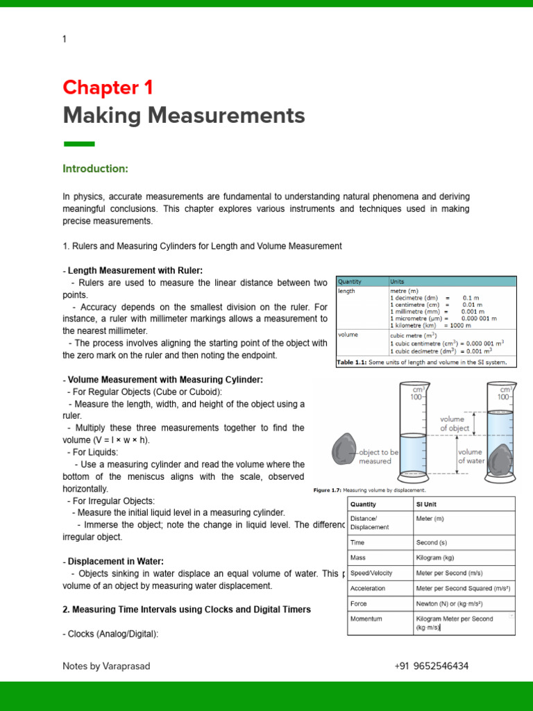 Physics Notes Chap 1 12 Pdf Force Acceleration