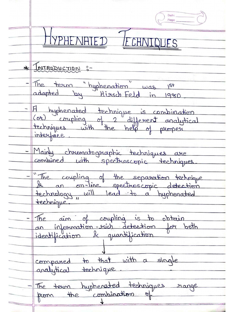 Hyphenated Techniques | PDF