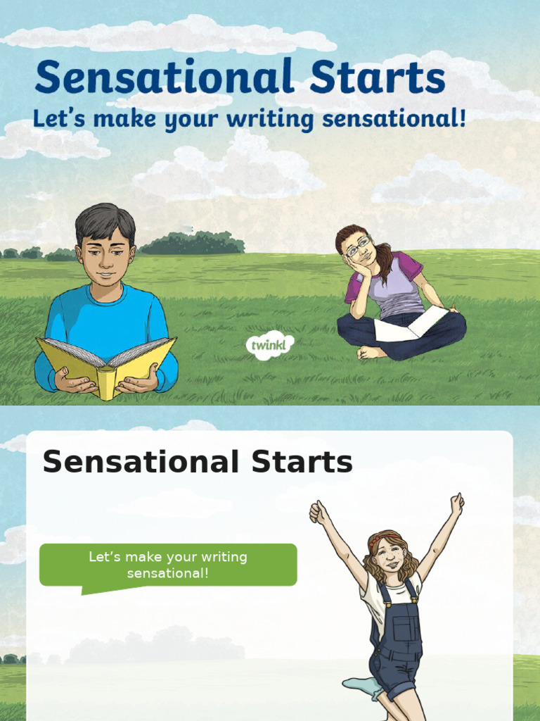 Au t2 e 2577 Sizzling Starts Narrative Writing Powerpoint | PDF
