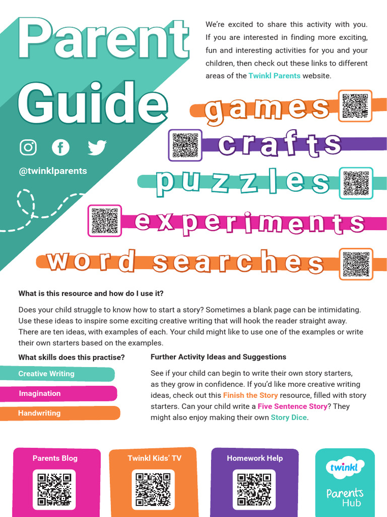 Creative Story Starters for Kids | PDF