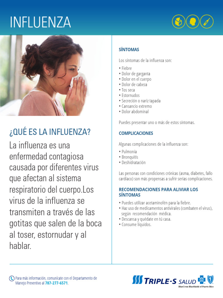 Flyer Influenza-Federal 2019 | PDF | Influenza | Tos