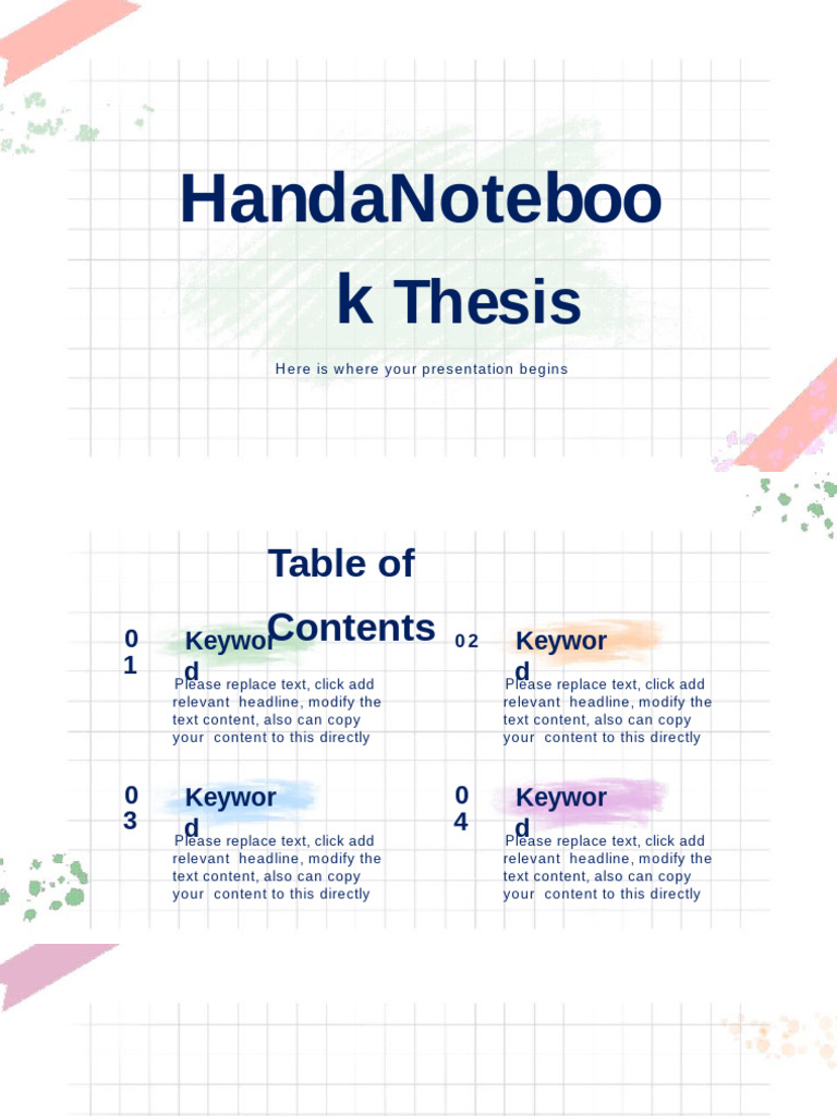 Handa Notebook Thesis Presentation Guide | PDF | Computer Programming ...