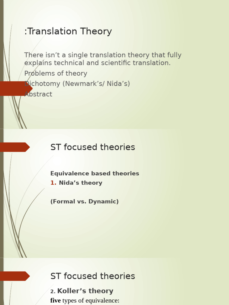 Technical Translation-Translation Theory | PDF | Translations | Human ...