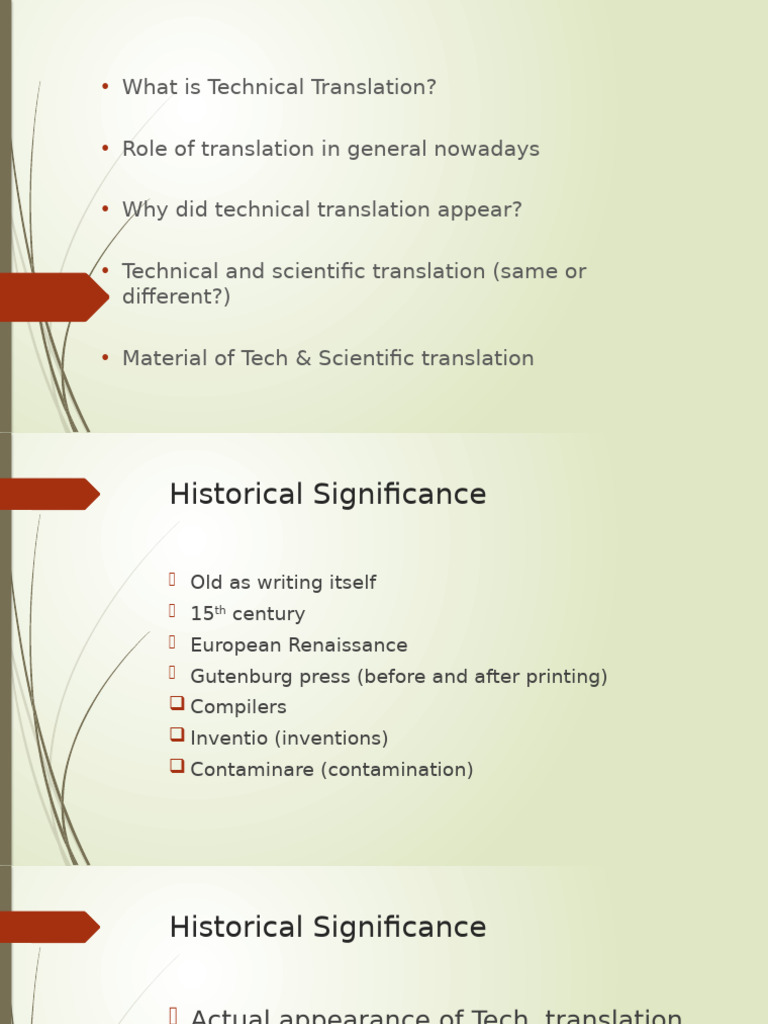 Understanding Technical Translation Basics | PDF