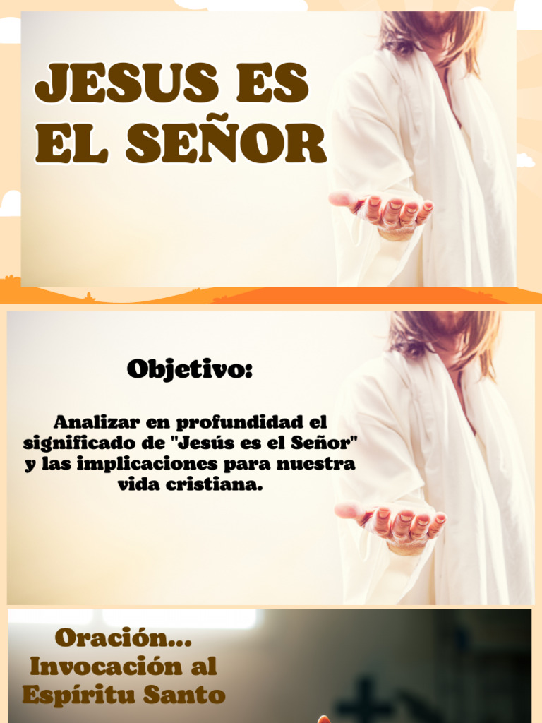 Jesús es el Señor: Significado y Vida | PDF | Jesús | Salvación