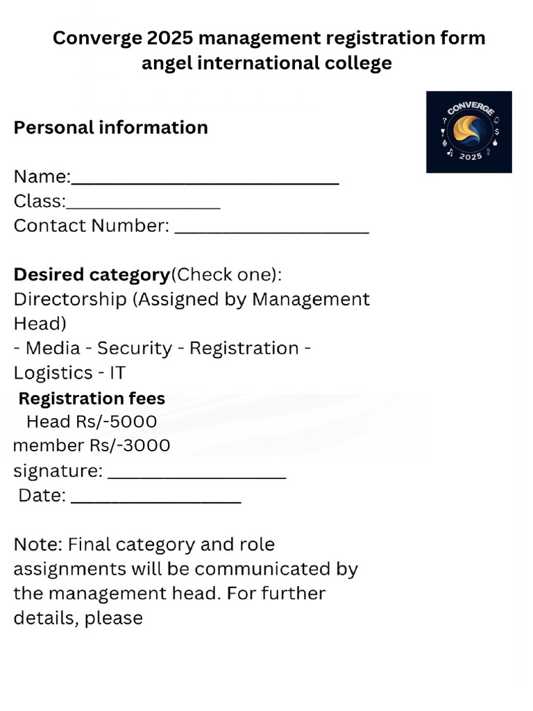 Converge management registration form.pdf | PDF