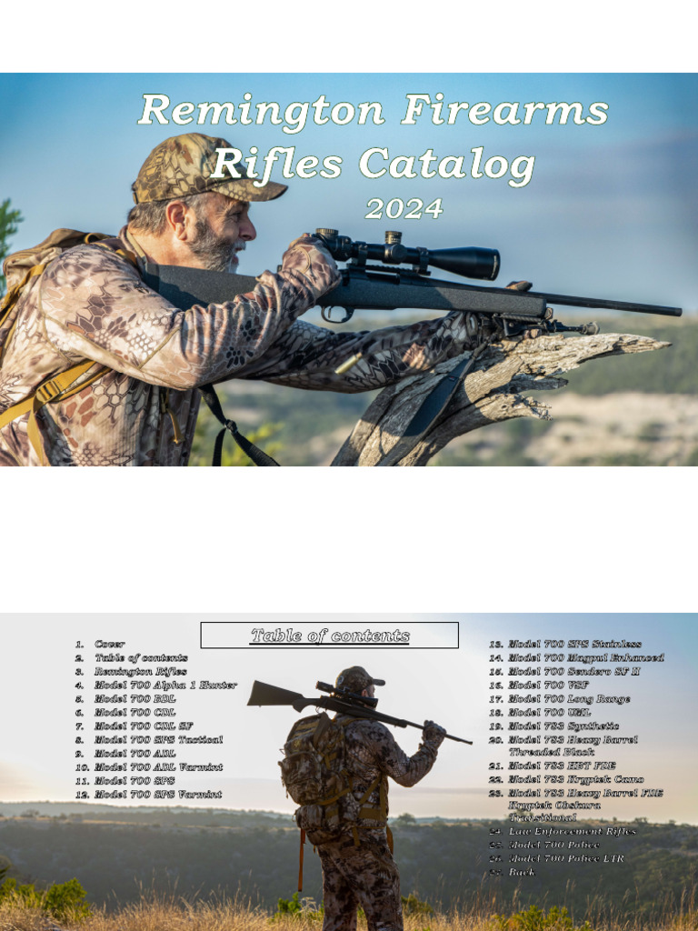 remington_2024_rifles | PDF | Gun Barrel | Cartridge (Firearms)