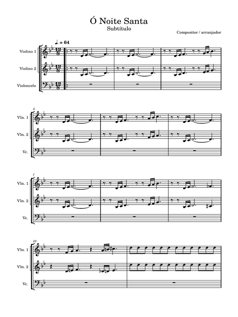 Ó Noite Santa | PDF