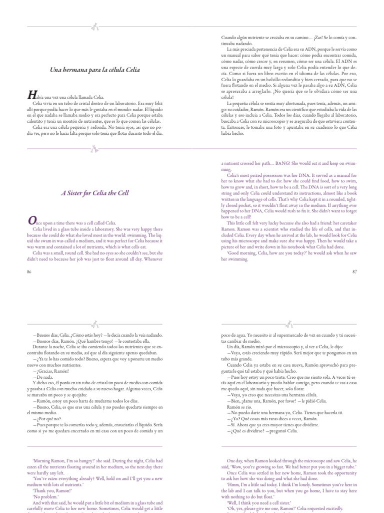 Science-Me A Story - La Célula Celia | PDF