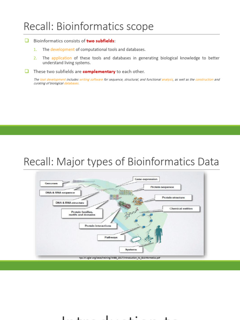 FE - BME - 400 - BI - Week 05 - Lec | PDF | Databases | Bioinformatics