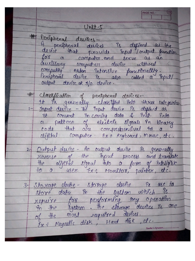 Coa notes unit 5 | PDF