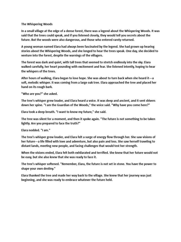 Secrets of the Whispering Woods | PDF