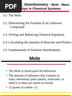 Chemsheets GCSE 1092 Moles ANS | PDF | Mole (Unit) | Chemistry