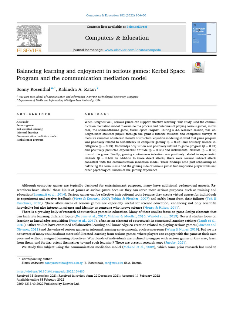 17 | PDF | Learning | Self Efficacy