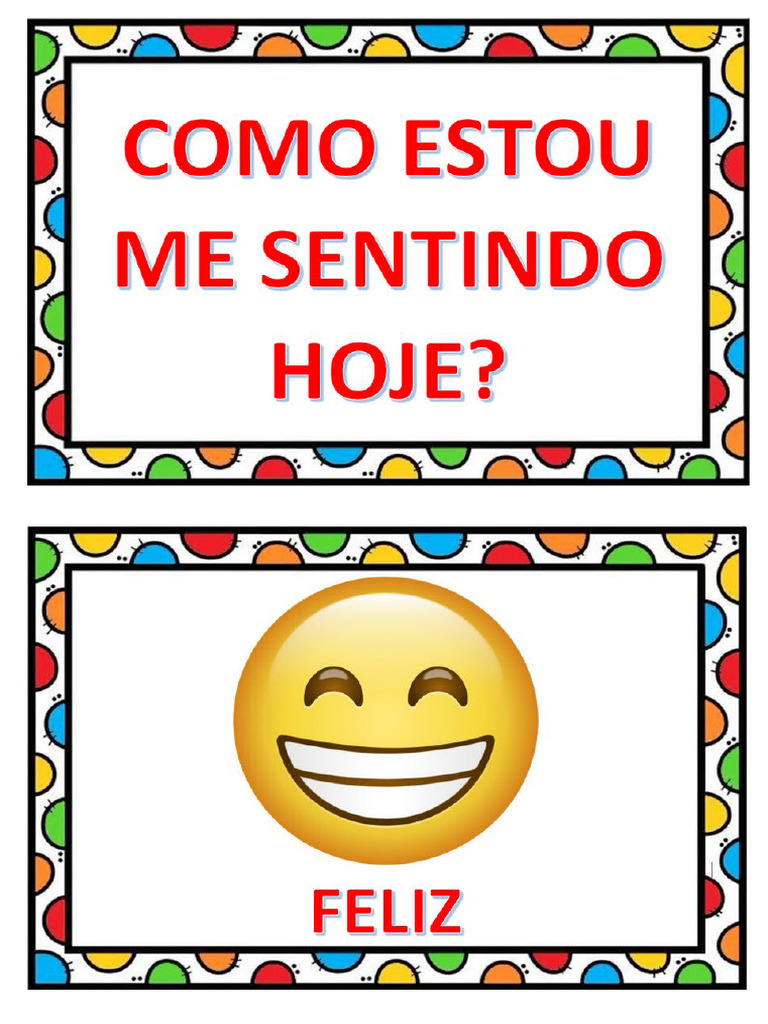 Como Estou Me Sentindo | PDF