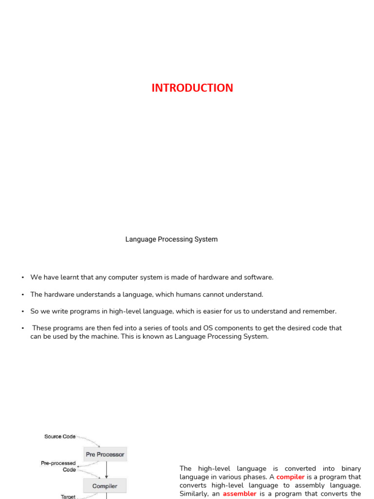 Introduction To Compiler | PDF | Parsing | Compiler