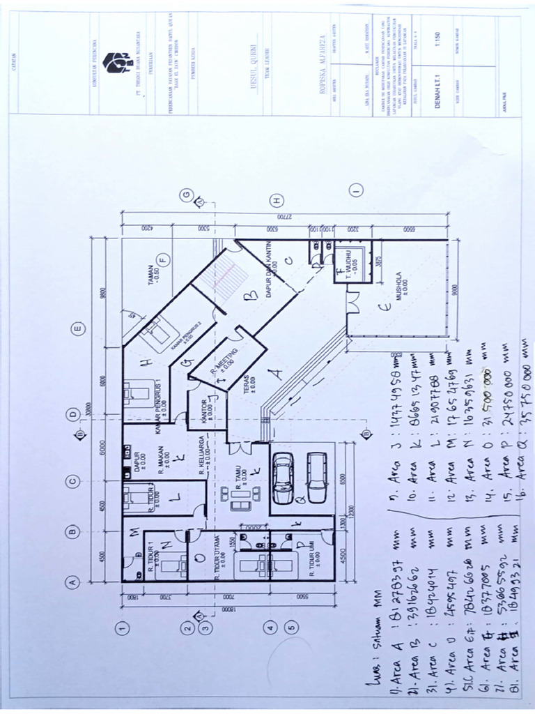 Hitungan Luas PerLantai Bangunan | PDF