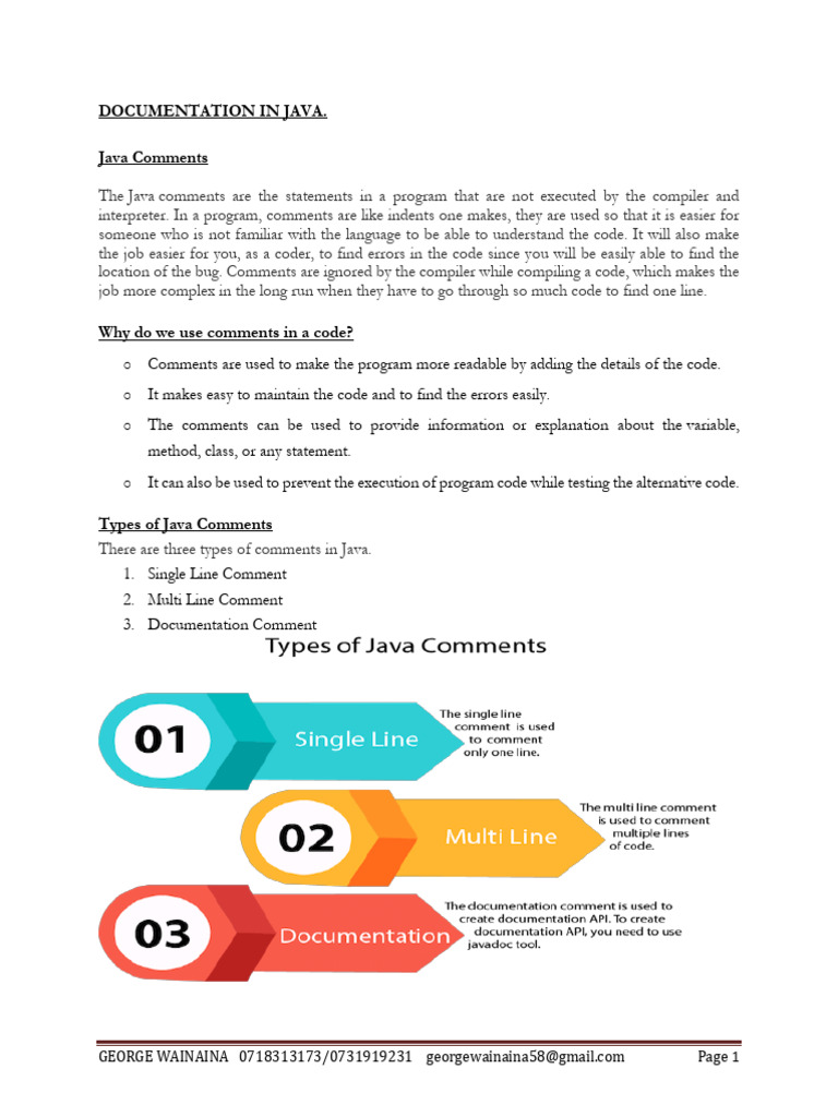 Documentation in Java17 | PDF | Java (Programming Language) | Html Element