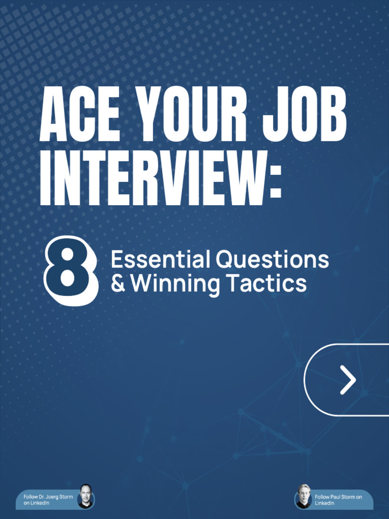 ace your job interview | PDF | Job Interview | Goal