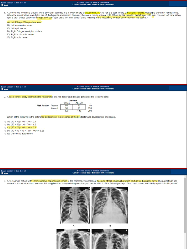 NBME 19 Block 1 | PDF
