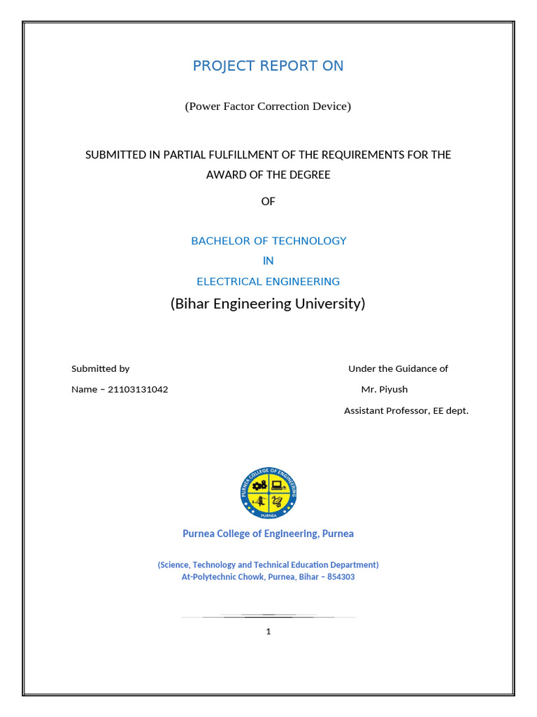 Power Factor Correction Device Using Facts | PDF | Power Inverter | Ac ...