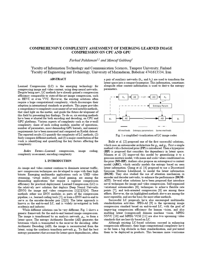 2212.05466 | PDF | Data Compression | Deep Learning