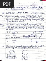 Electromagnetic Induction Emi Class 12 Physics Formula Sheet | PDF