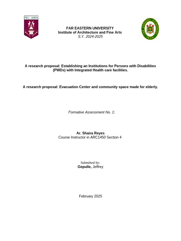 A Research Proposal Drafts | PDF | Disability | Health Care