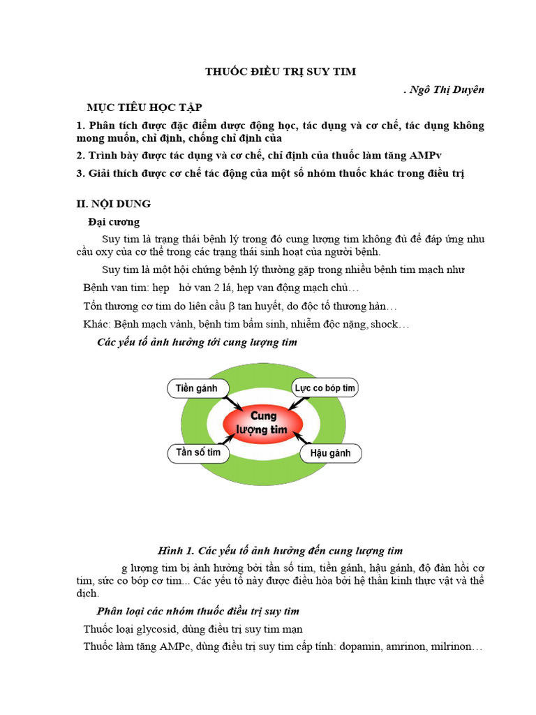 5.2.handout.Dly.THUỐC ĐIỀU TRỊ SUY TIM | PDF