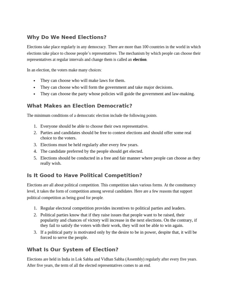 civics notes | PDF | Elections | Electoral District