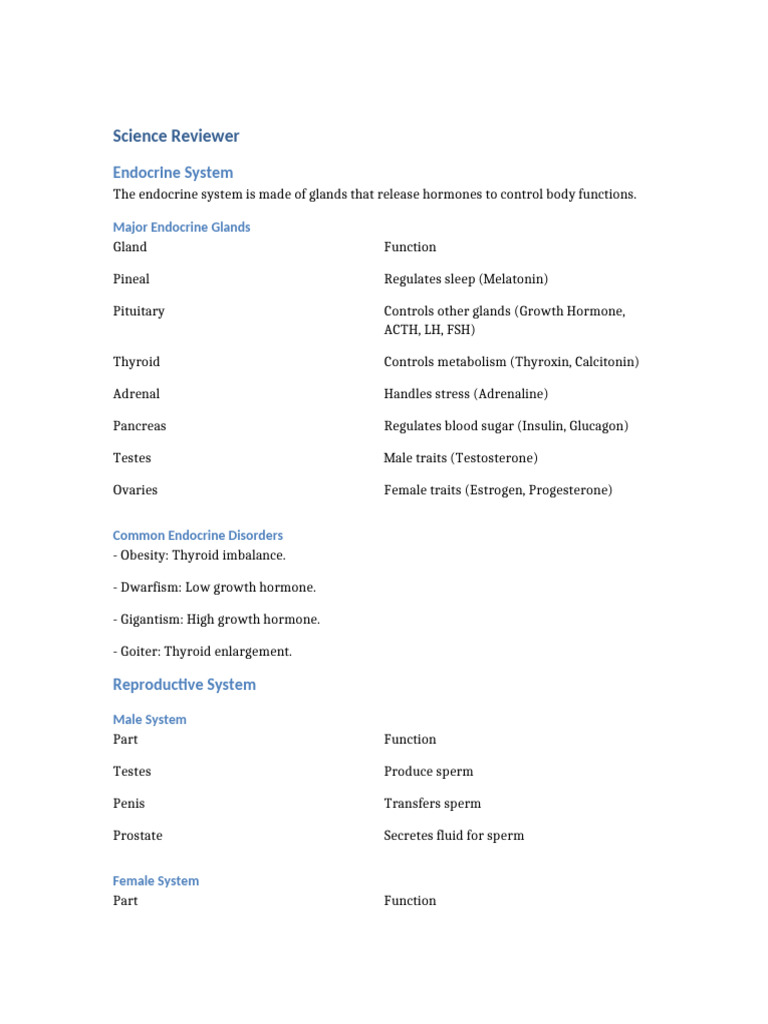 Simple Science Reviewer | PDF