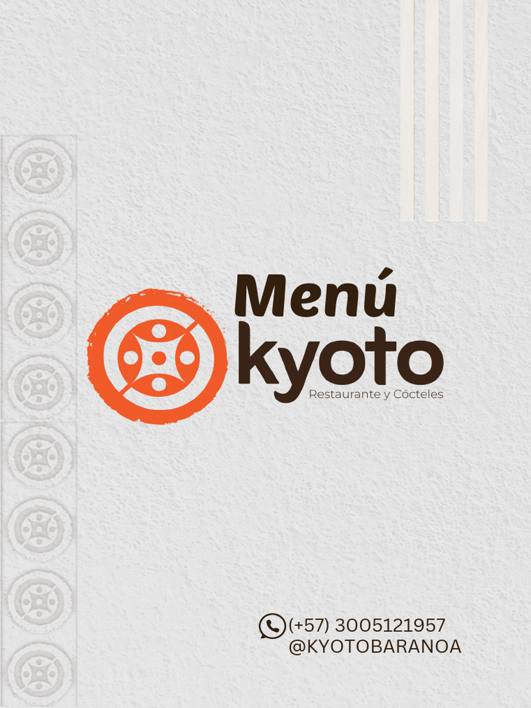 Menú Kyoto PDF | PDF | Mariscos | Cocina