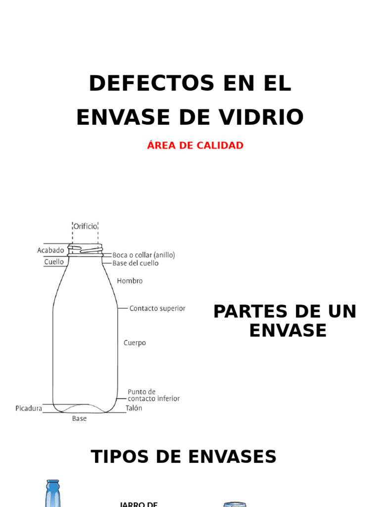 Defectos en Envases de Vidrio | PDF | Botella