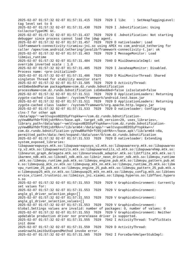 2025020701普通日志 | PDF | Java (Programming Language) | Software Development