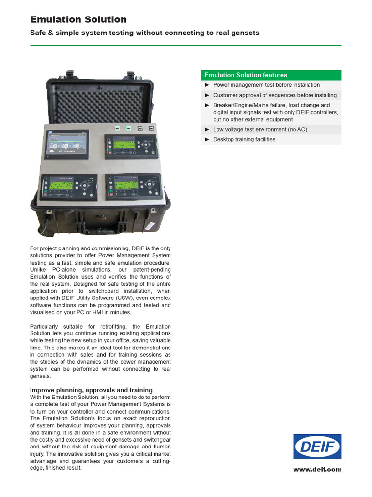 Emulation Solution Land Power Uk | PDF | Emulator | Simulation