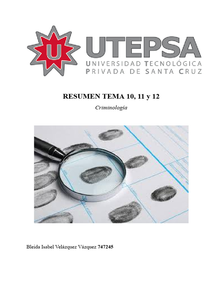 Trabajos Criminologia_10,11,12 | PDF | Sistema endocrino | Criminología