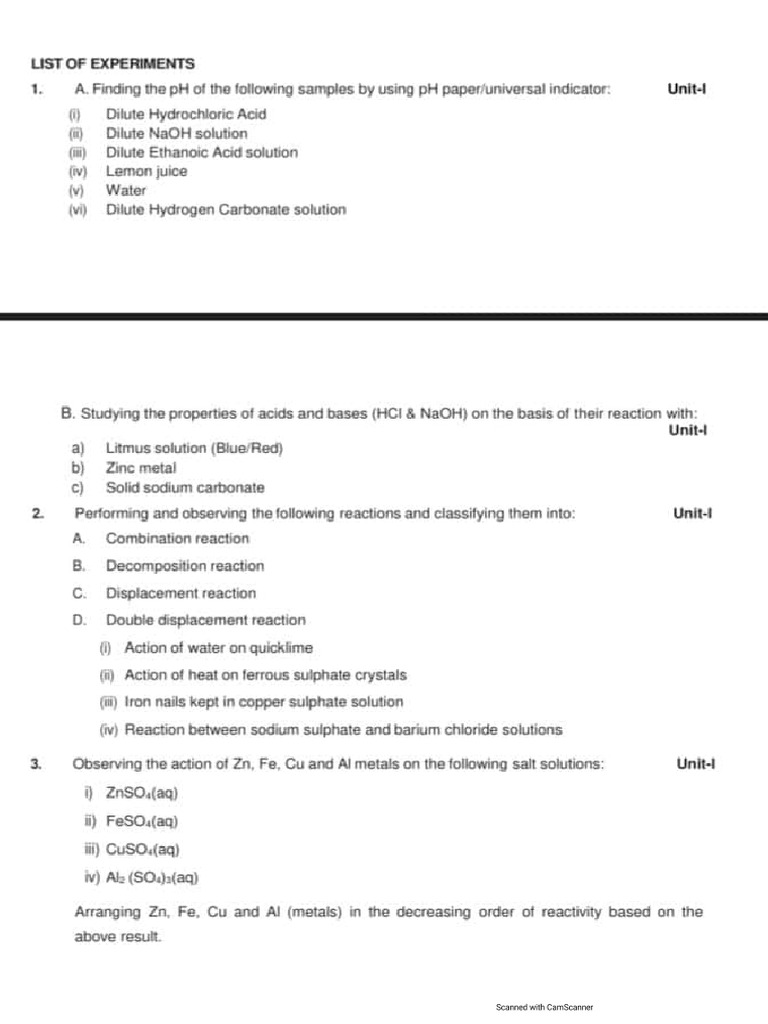 Class x Practicals | PDF