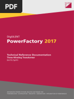 TechRef 3-W-Transformer 3phase | PDF | Transformer | Electrical Impedance