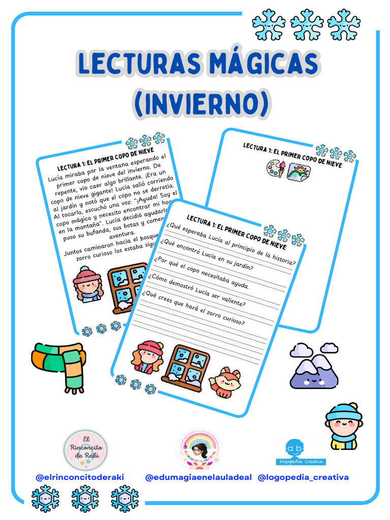 Textos Invierno PDF | PDF | Nieve | Peligros Naturales