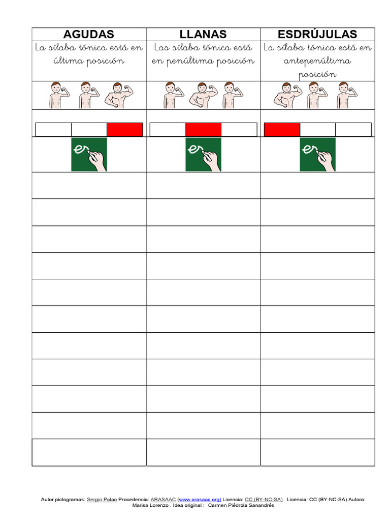 Completar Palabras Con Tilde | PDF