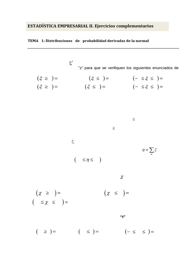 Ejercicios-complementarios-Tema 1-nuevo-sin-F-inversa | PDF | Análisis estadístico | Enseñanza ...