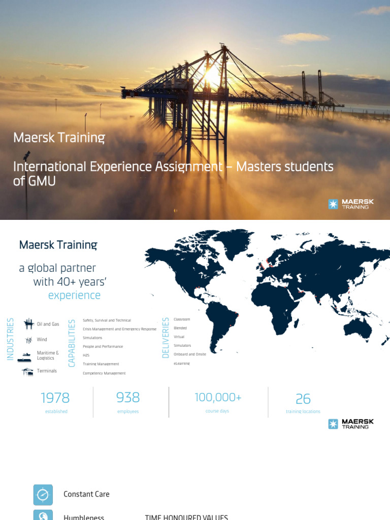 GMU Masters International Experience Program | PDF | Shipping | Water ...